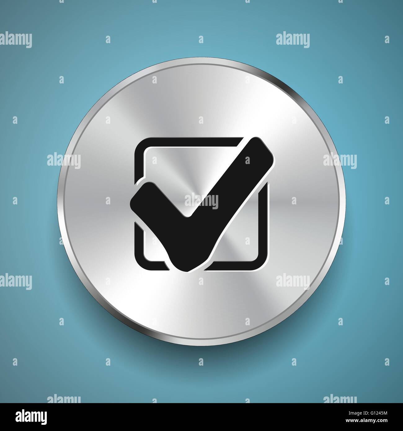 Pictograph of check mark Stock Vector Image & Art - Alamy