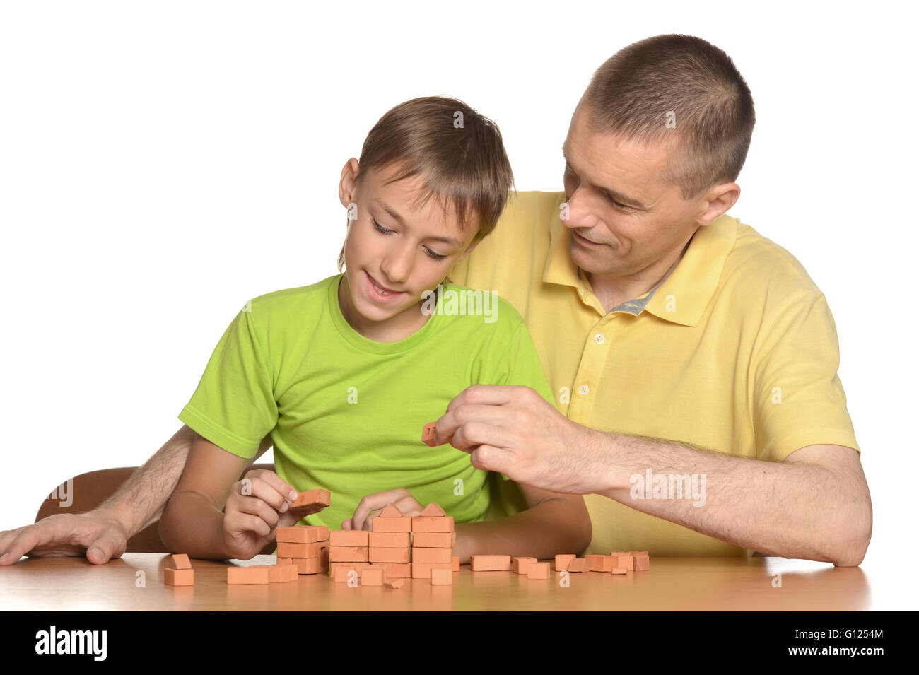 Portrait of a cute father Stock Photo - Alamy