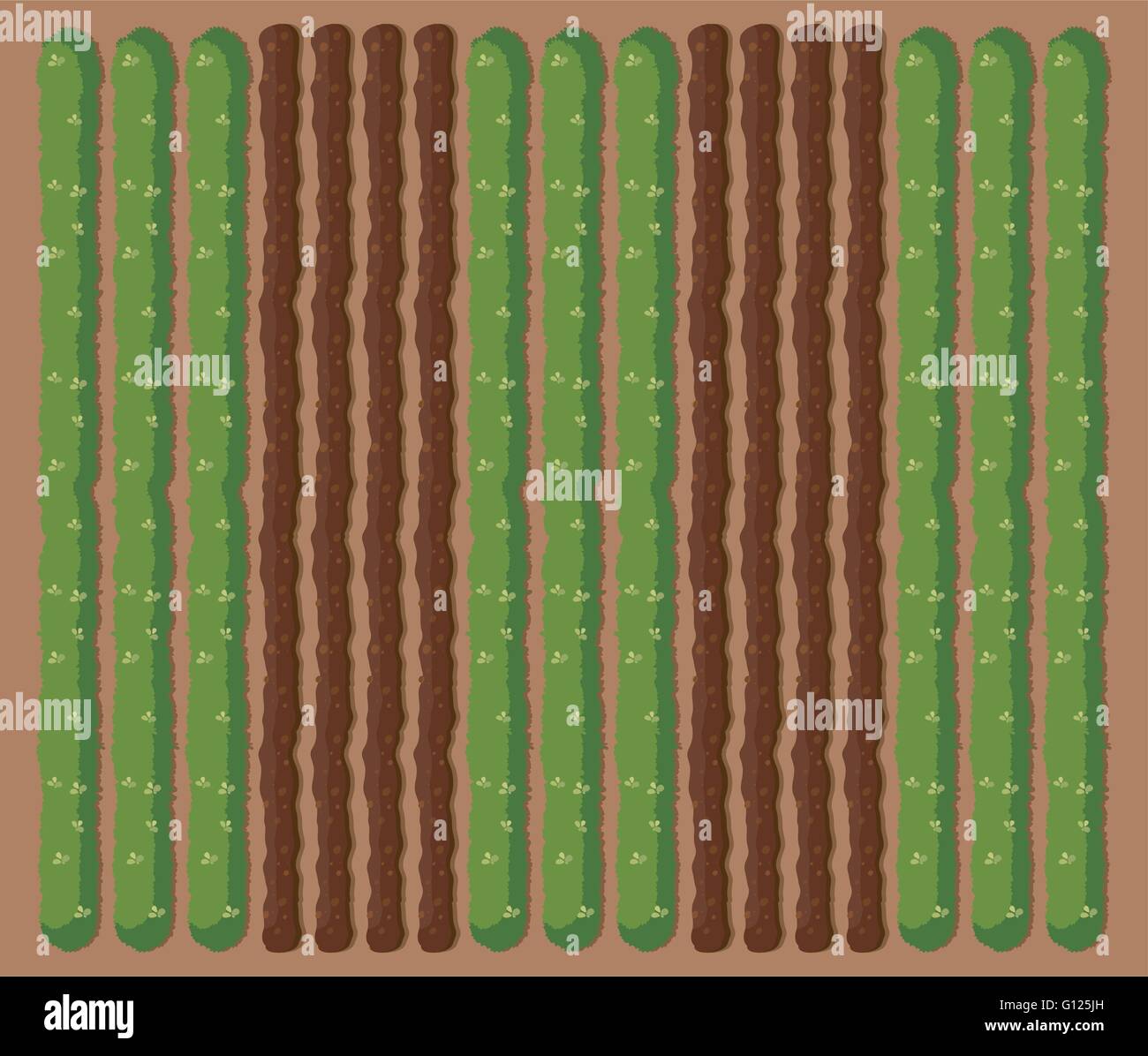 Top view of crops on the farm illustration Stock Vector Image & Art - Alamy