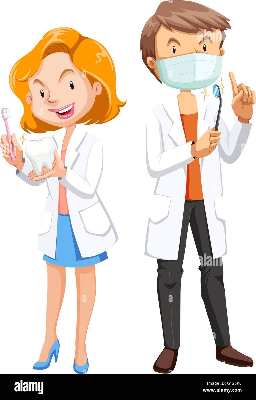 Dental Hygienist Tools Clip Art