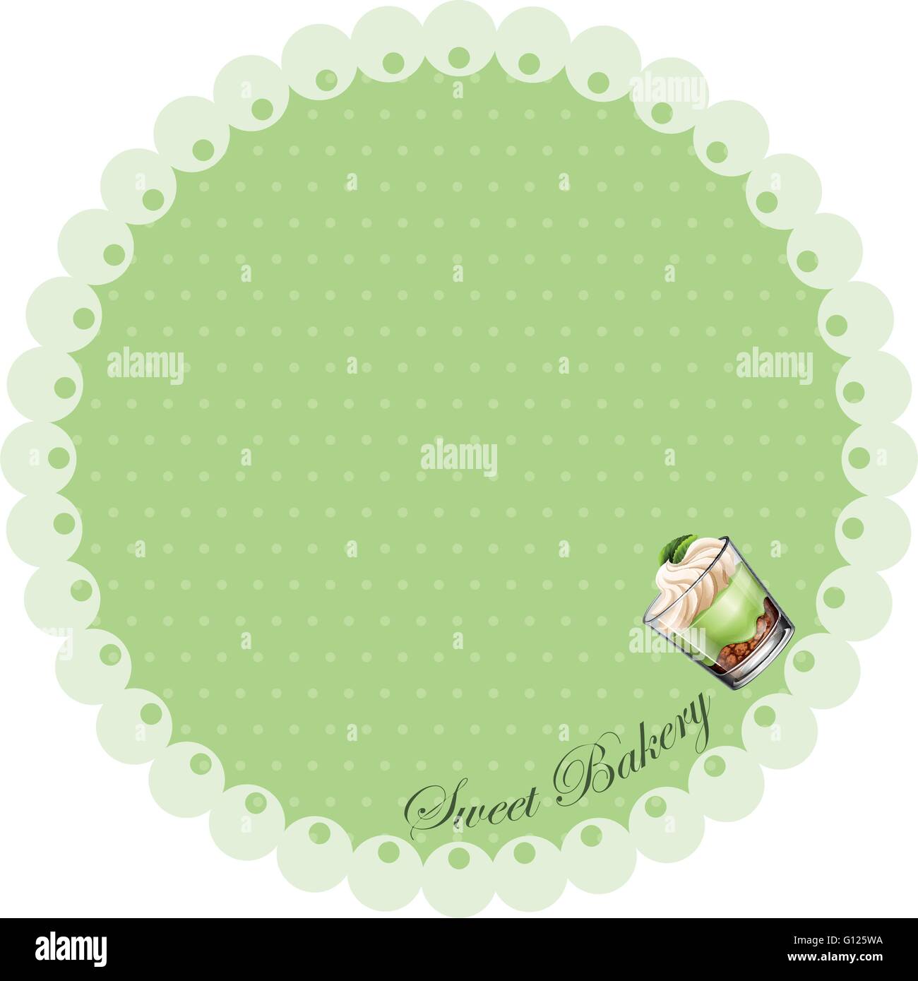 Border design with sweet bakery illustration Stock Vector Image & Art ...