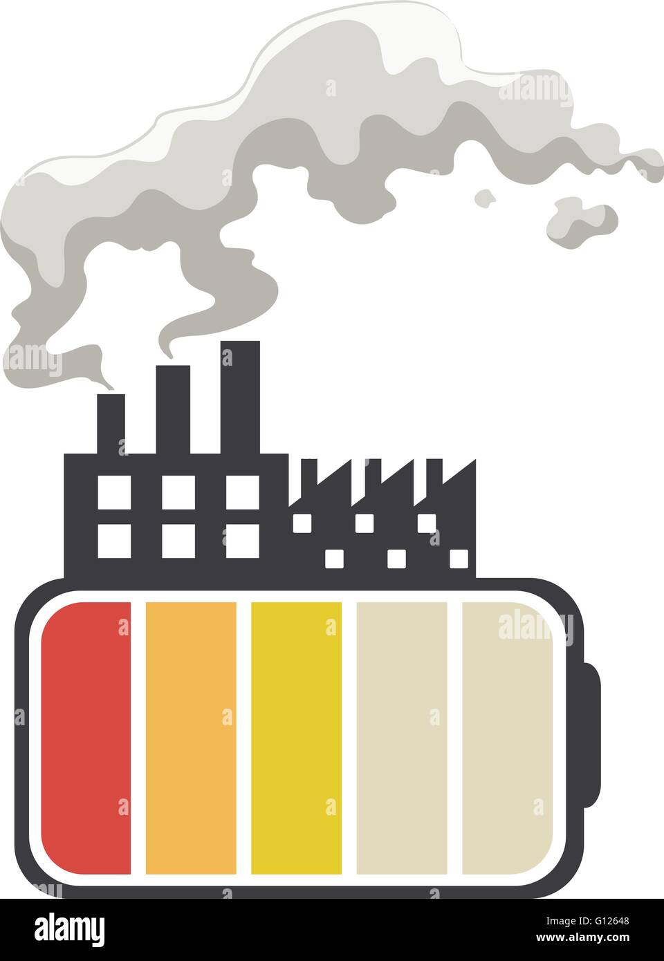 Battery factory Stock Vector Images - Alamy