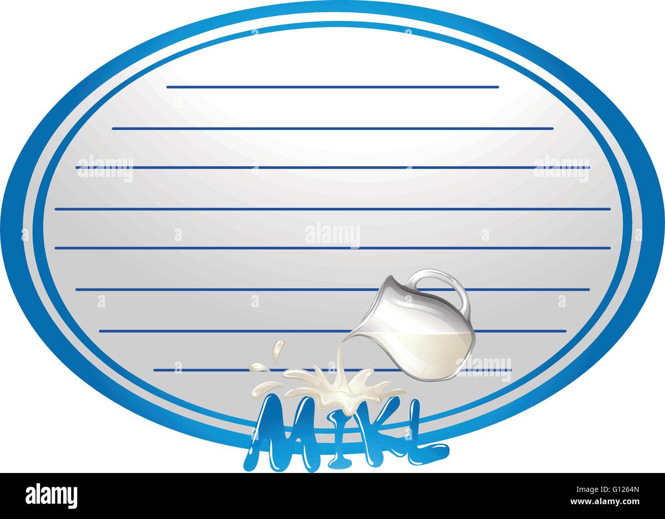 Milk board Stock Vector Images - Alamy
