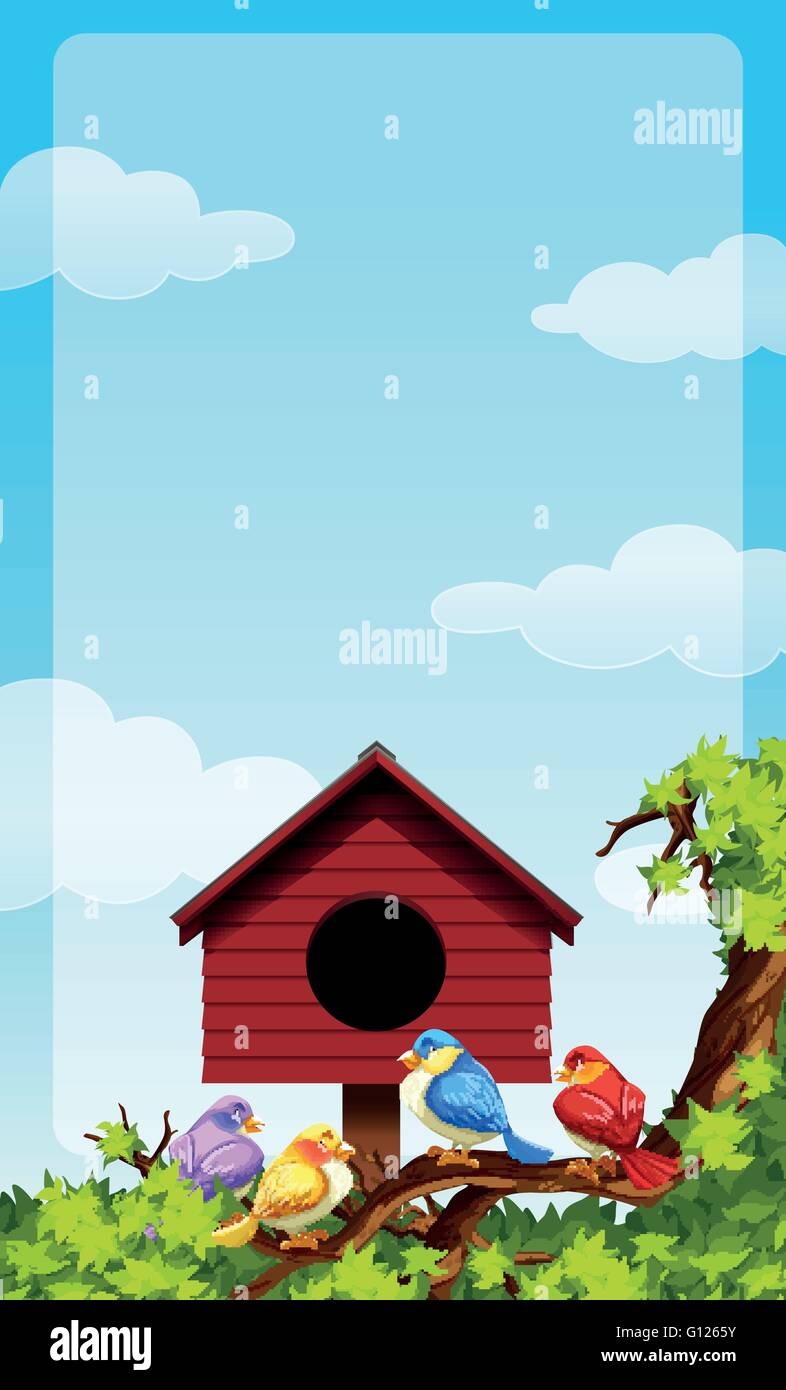 Shelter birds Stock Vector Images - Alamy