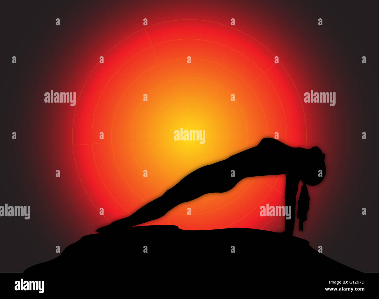 Reverse silhouette hi-res stock photography and images - Alamy