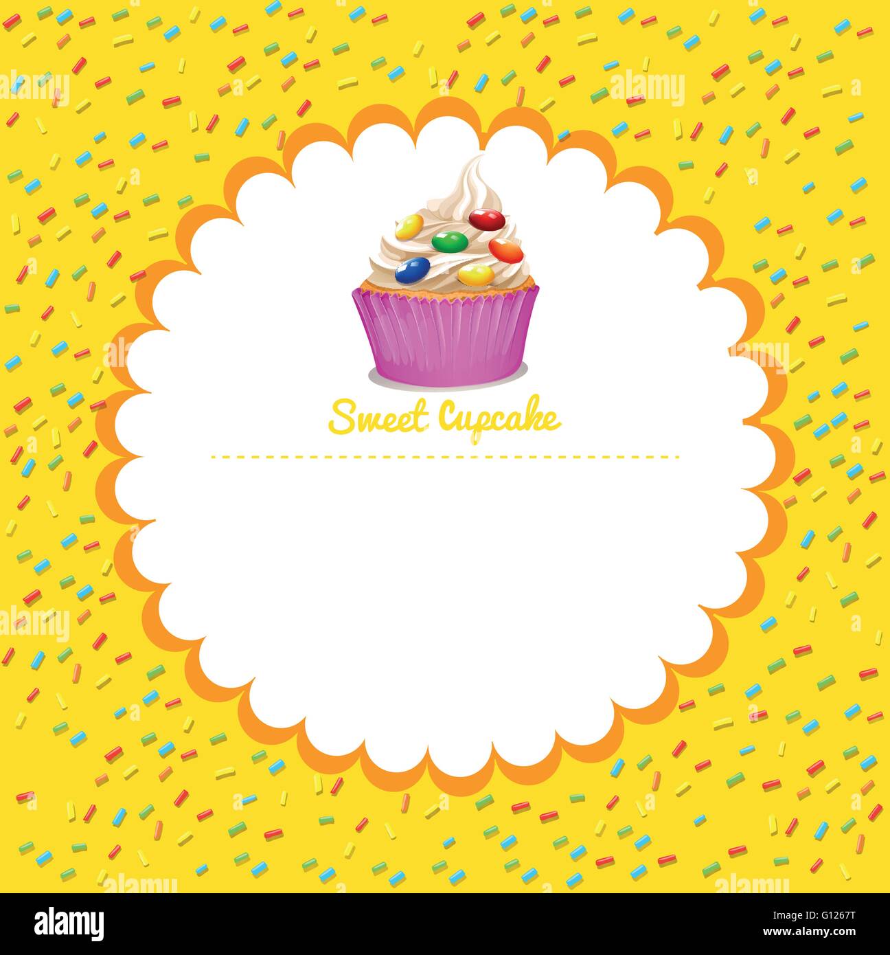 Cupcake Border Templates