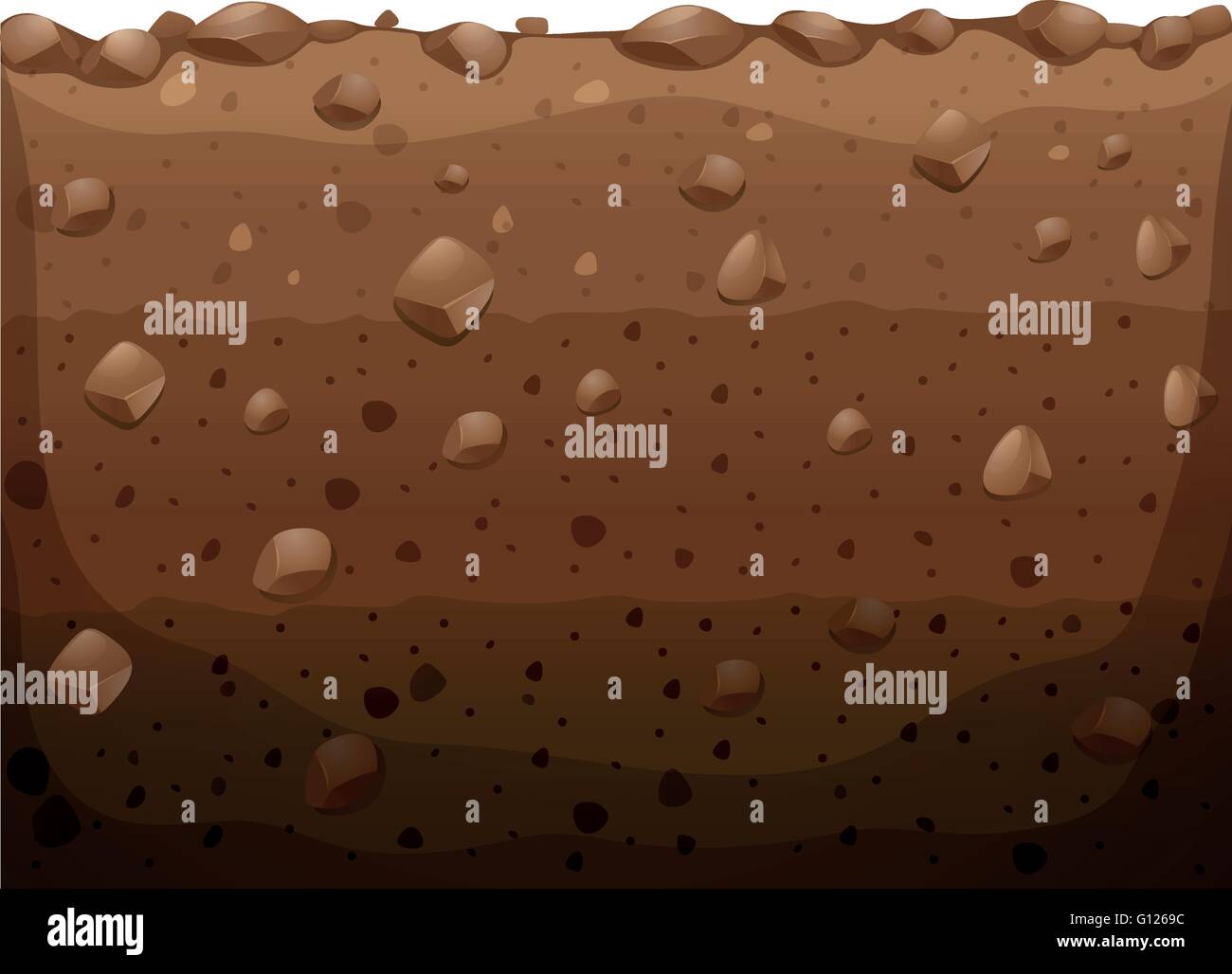 Different layer of the underground illustration Stock Vector Image ...