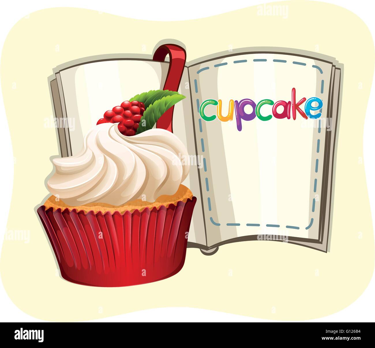 Fat cupcake Stock Vector Images - Alamy