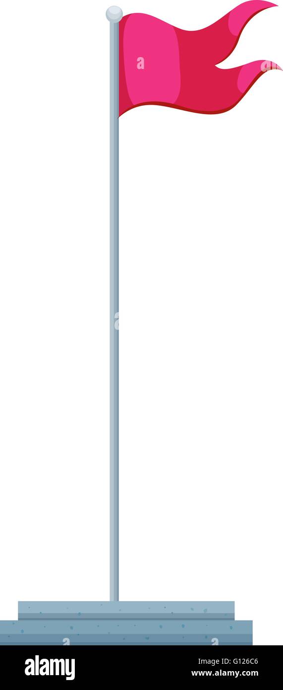 Close up red flag Stock Vector Images - Alamy