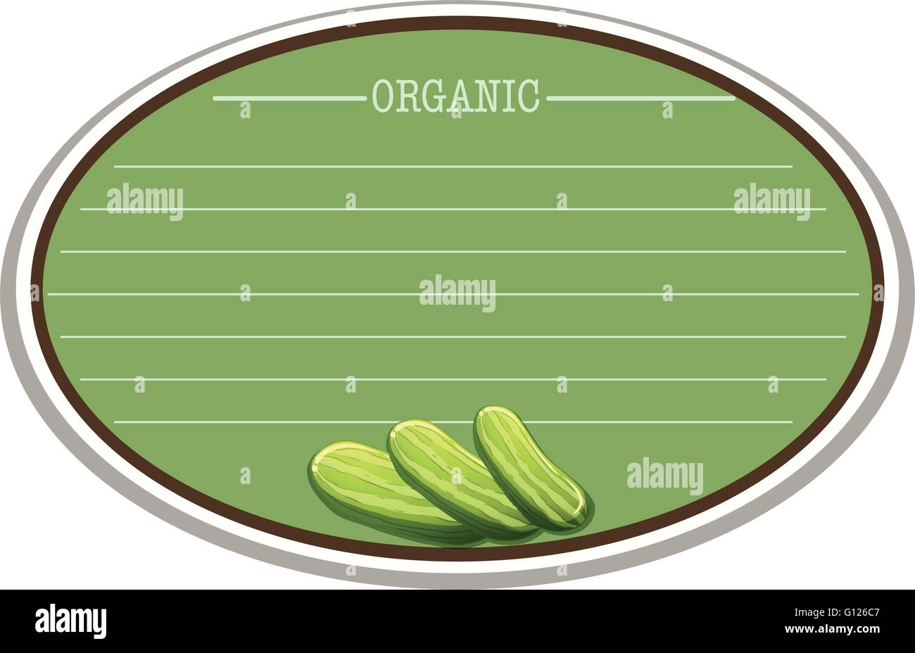 Graphic cucumbers Stock Vector Images - Alamy