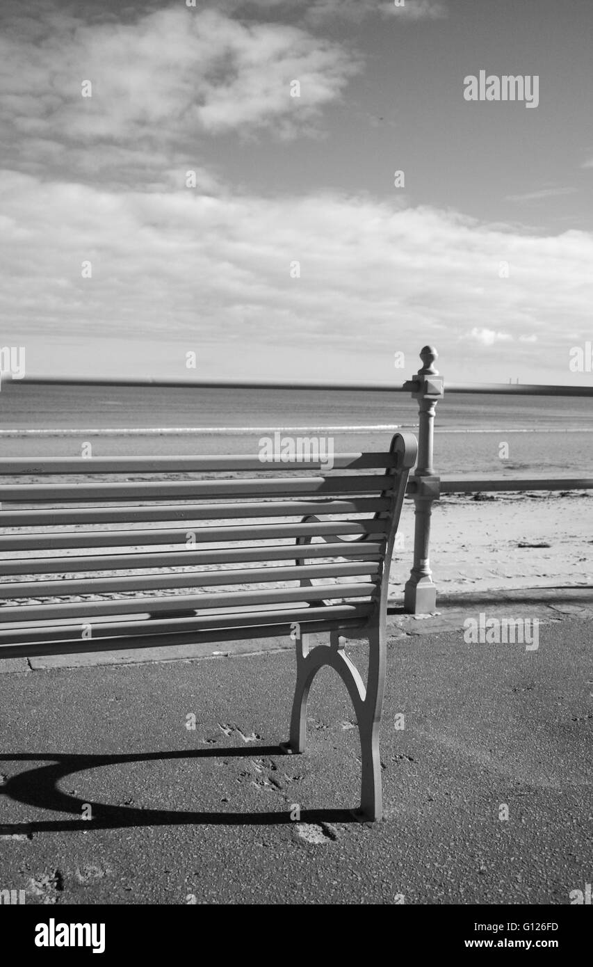 Beautiful sea black sandy Black and White Stock Photos & Images - Alamy