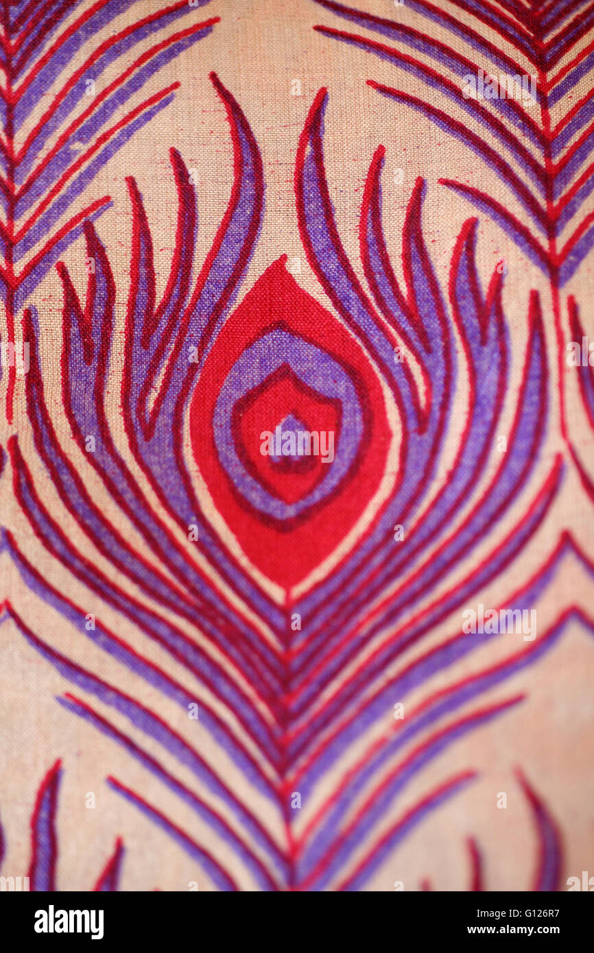 Colourful ornate Indian handmade textiles, material and fabric Stock ...