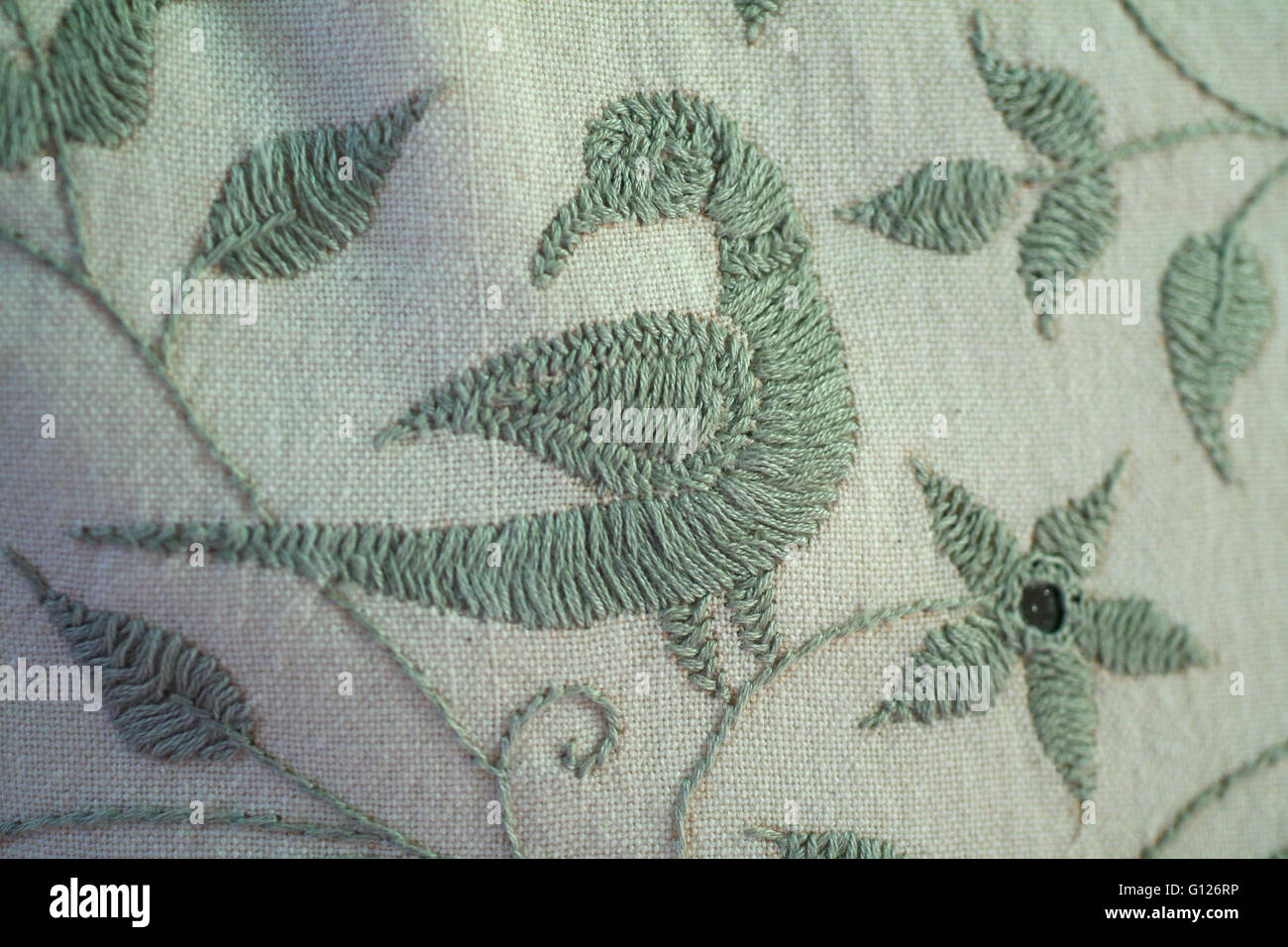 Colourful ornate Indian handmade textiles, material and fabric Stock ...