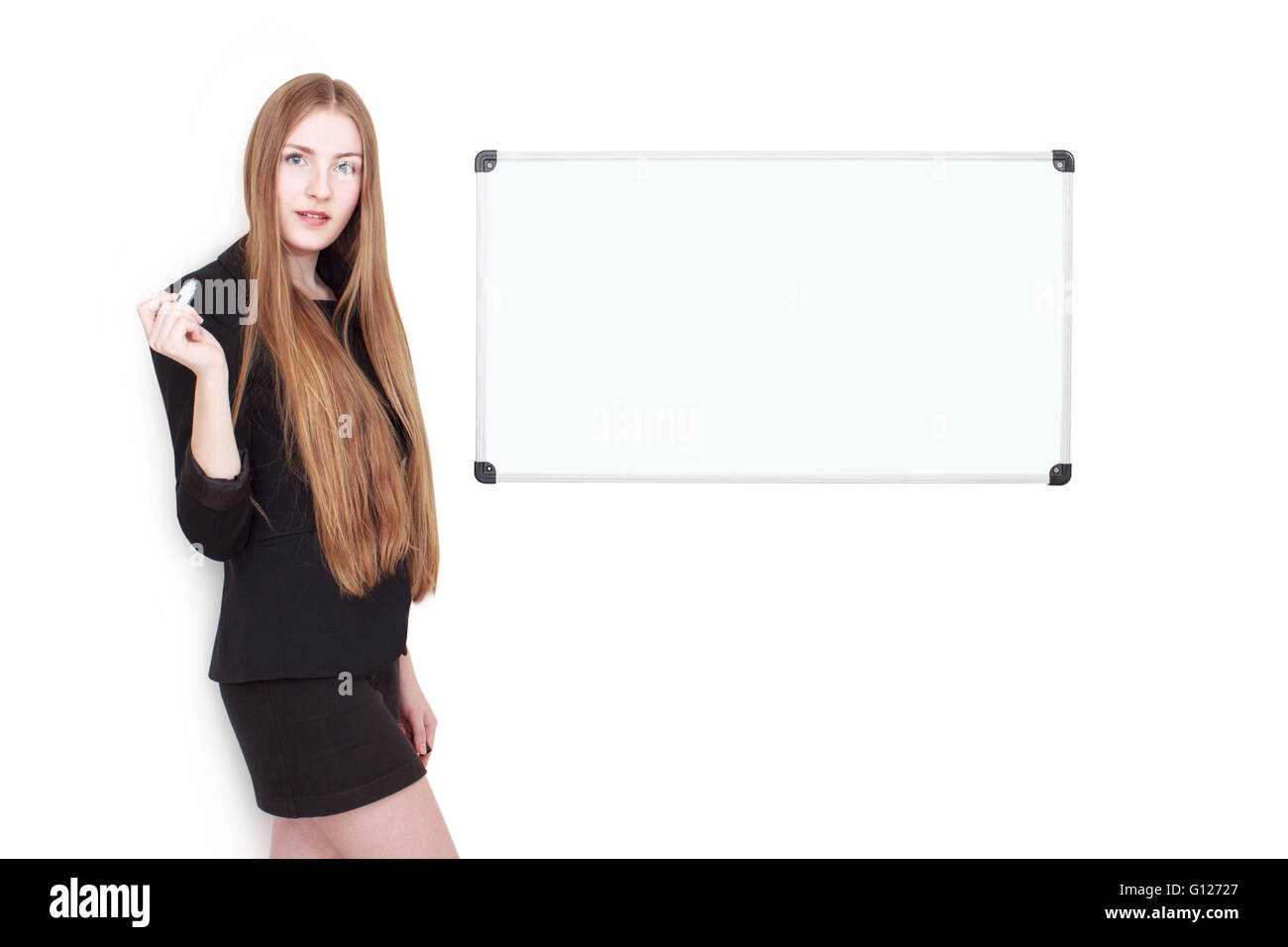 Portrait of coaching woman Stock Photo - Alamy