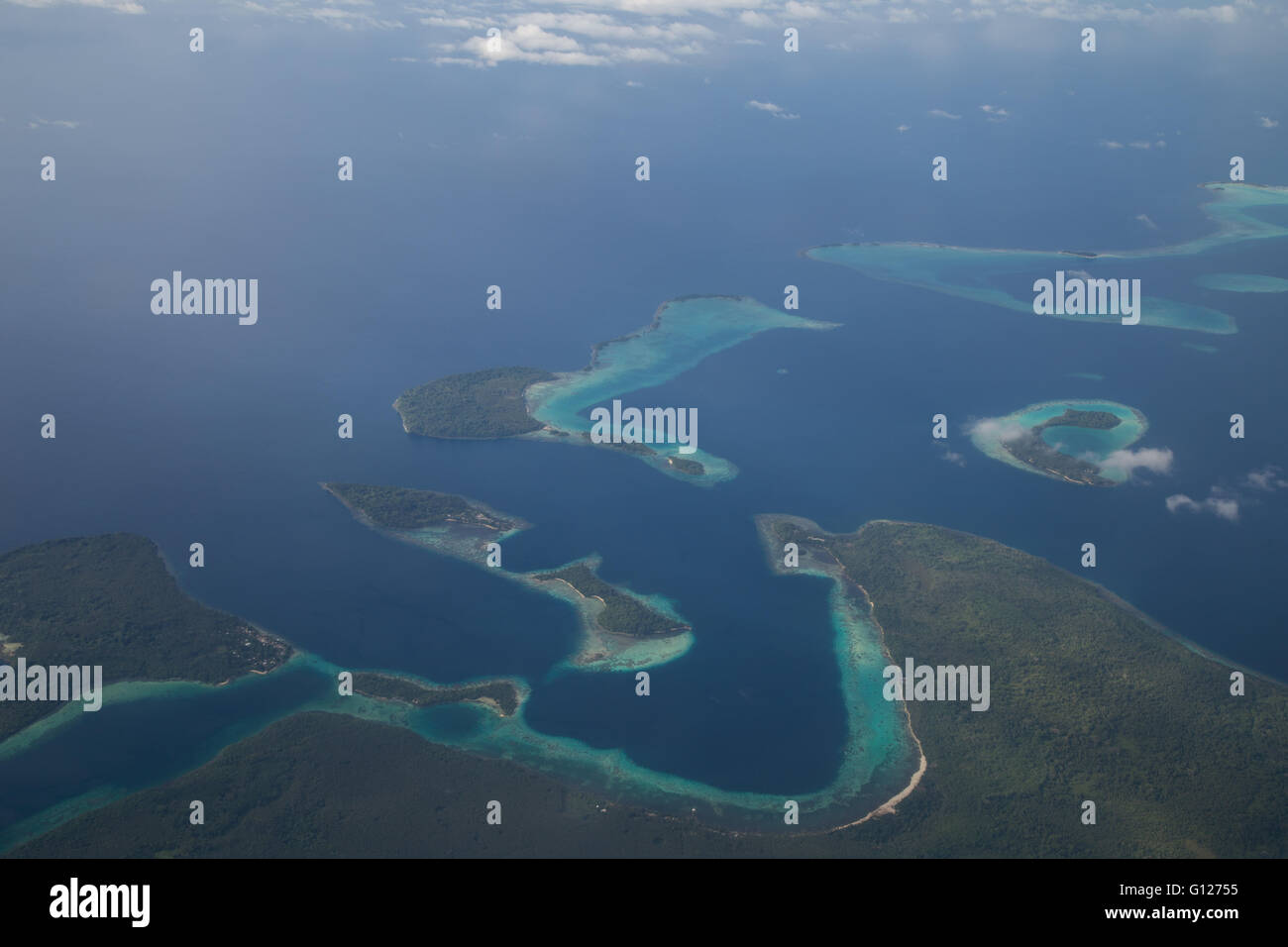 Solomon islands aerial hi-res stock photography and images - Alamy