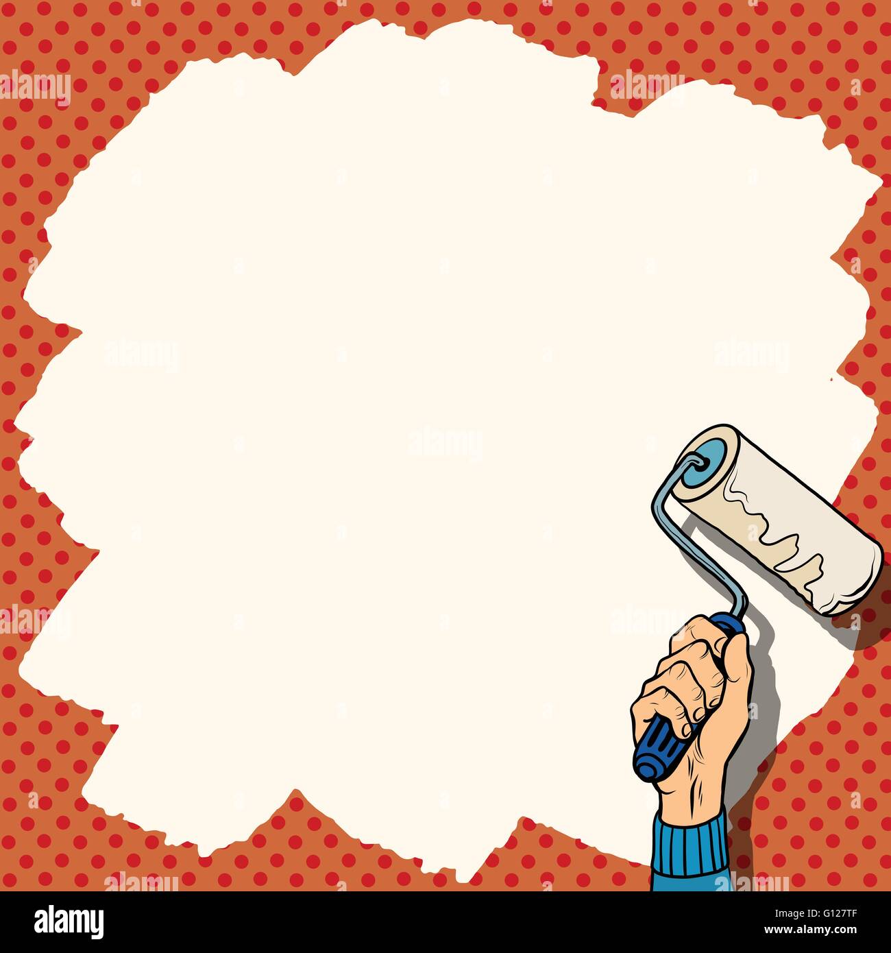 Paint background for the text Stock Vector Image & Art - Alamy
