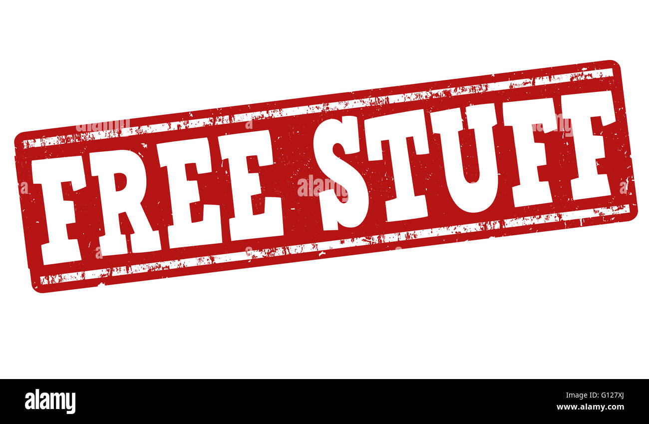 Free stuff grunge rubber stamp on white background, vector illustration ...