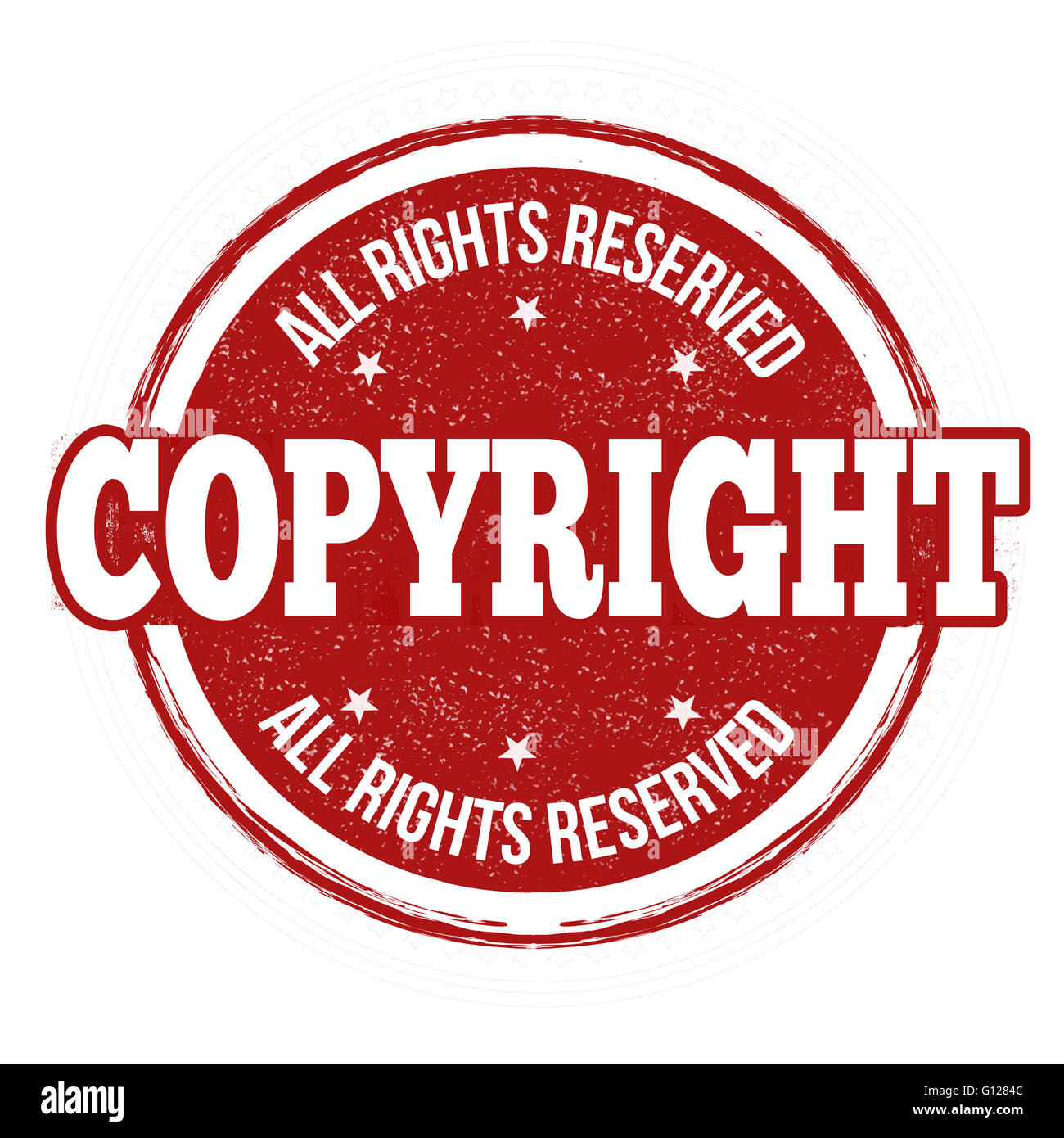 Copyyright grunge rubber stamp on white background, vector illustration ...