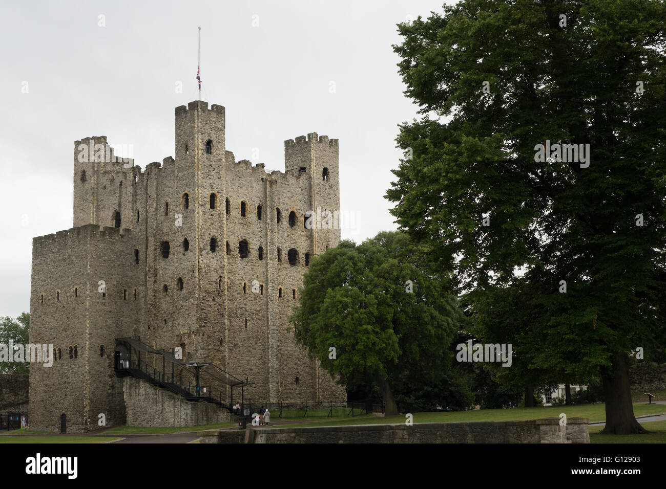 Rochester Norman Keep Stock Photo - Alamy