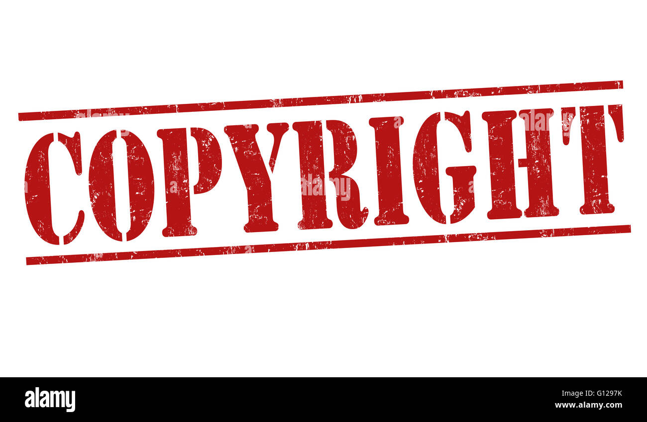 Copyyright grunge rubber stamp on white background, vector illustration ...