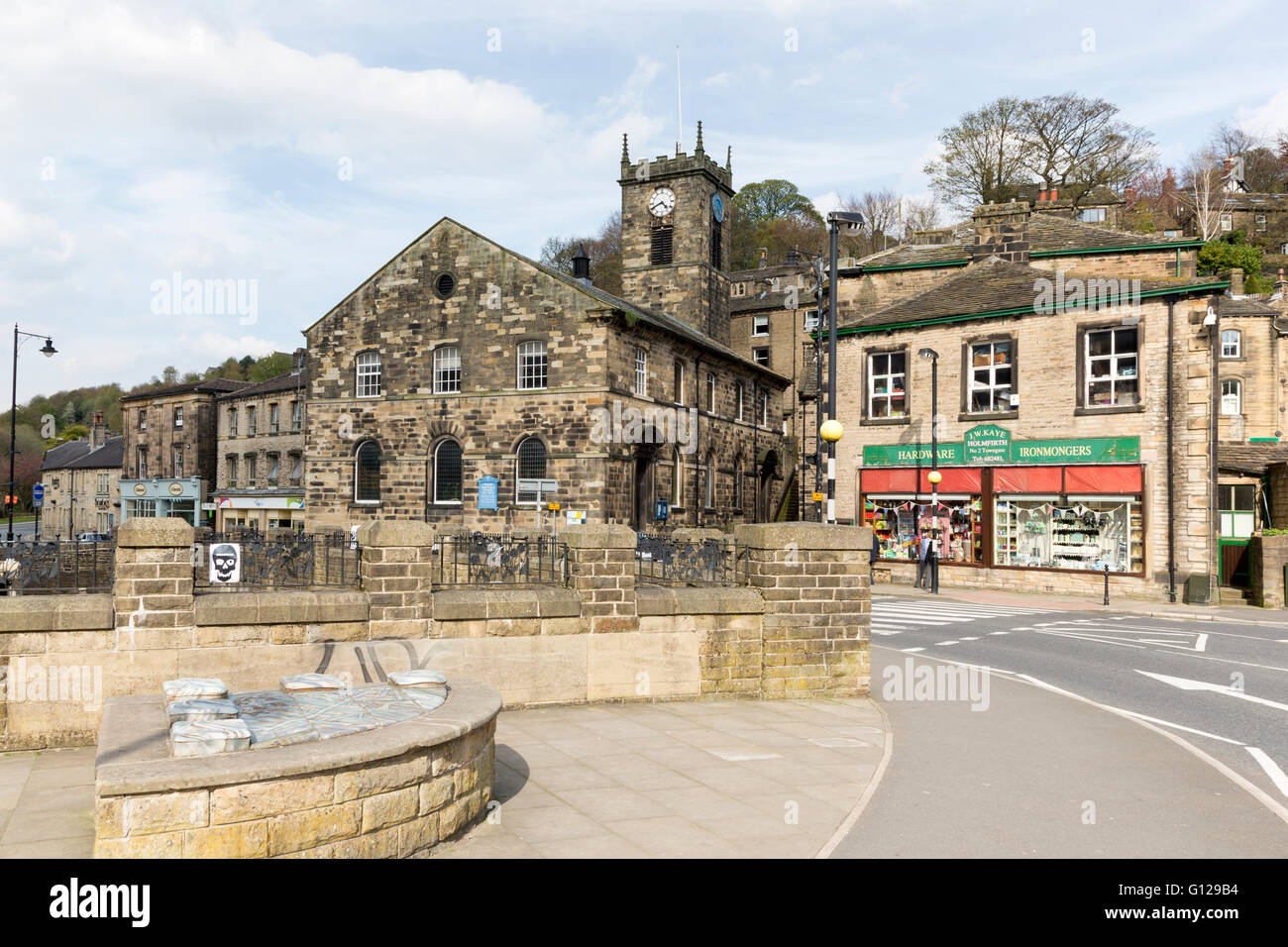 Holmfirth West Yorkshire, UK main street Stock Photo - Alamy