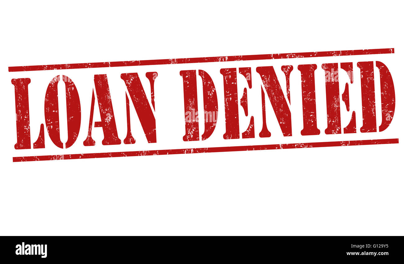 Loan denied grunge rubber stamp on white background, vector ...