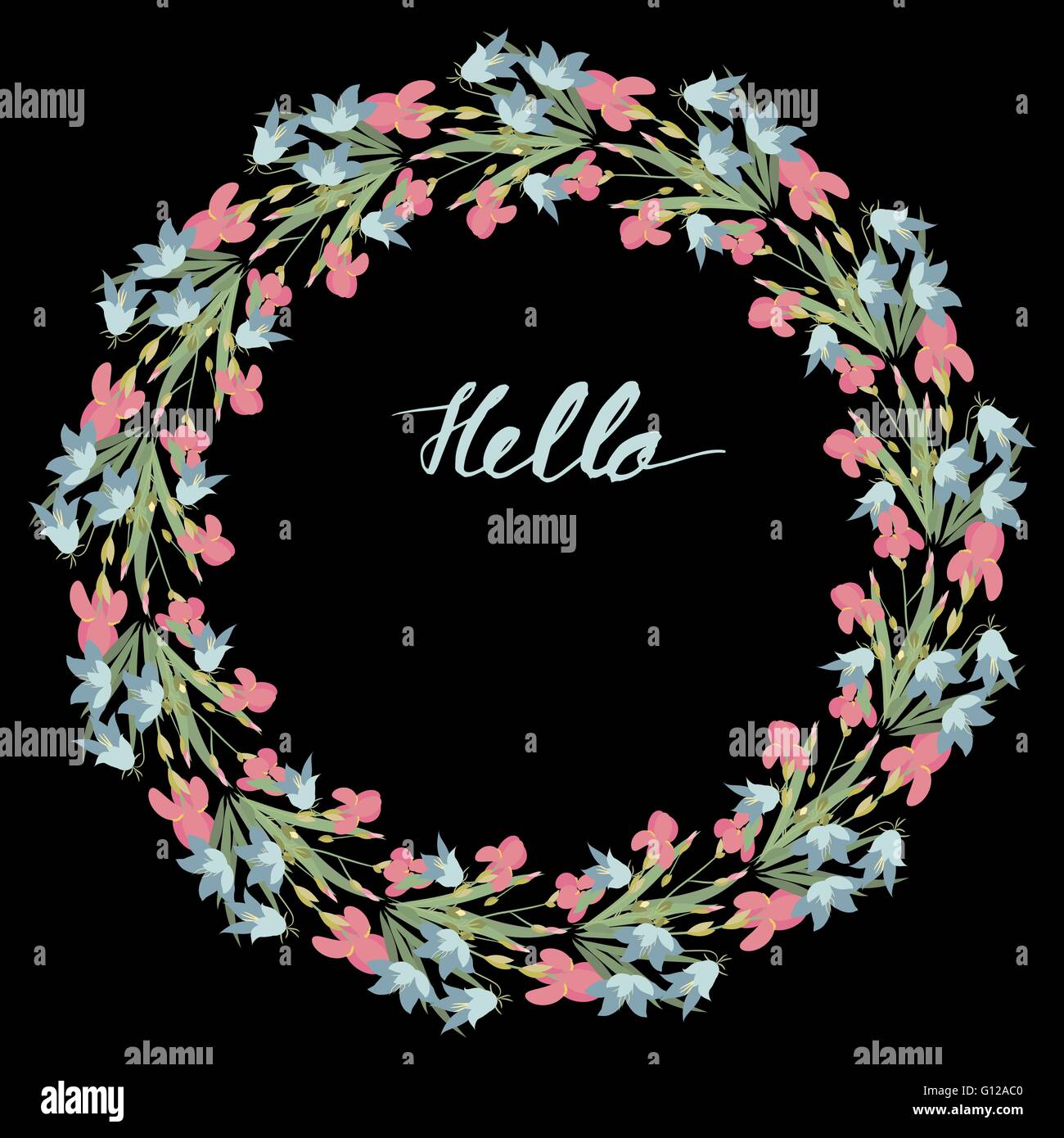 Iris bell Stock Vector Images - Alamy