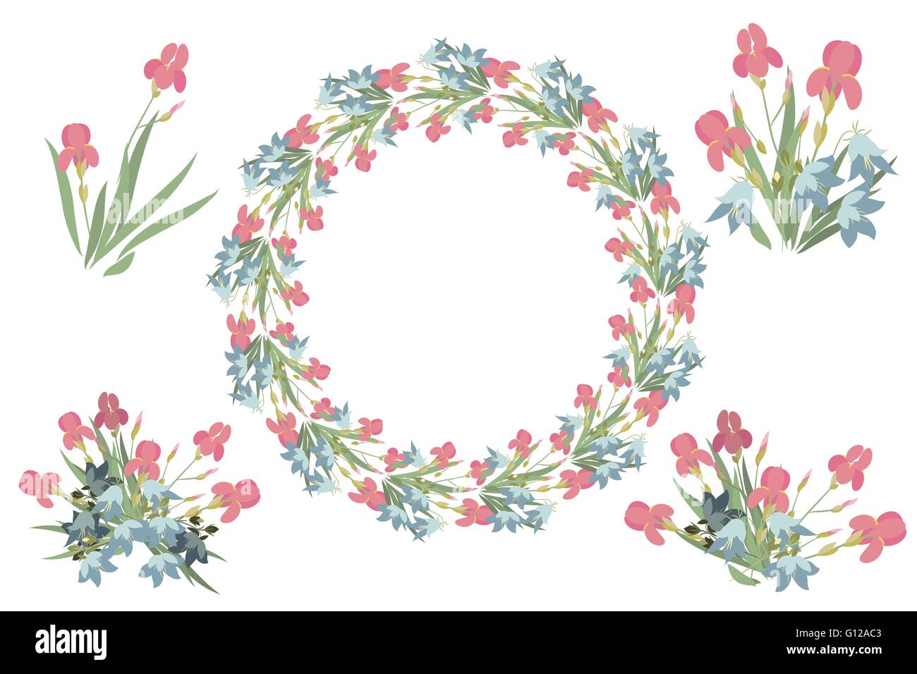 Iris bell Stock Vector Images - Alamy