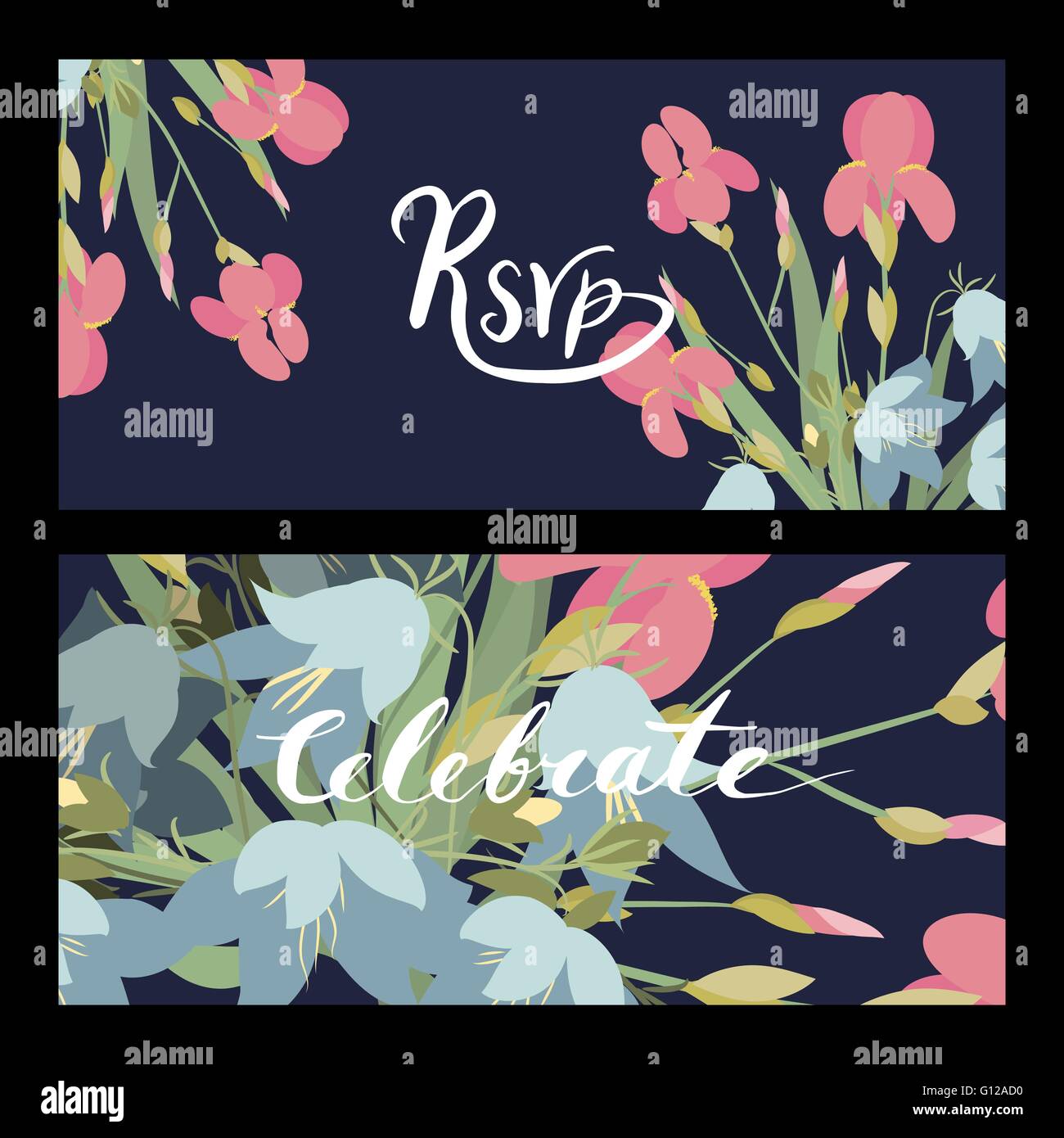 Iris bell Stock Vector Images - Alamy