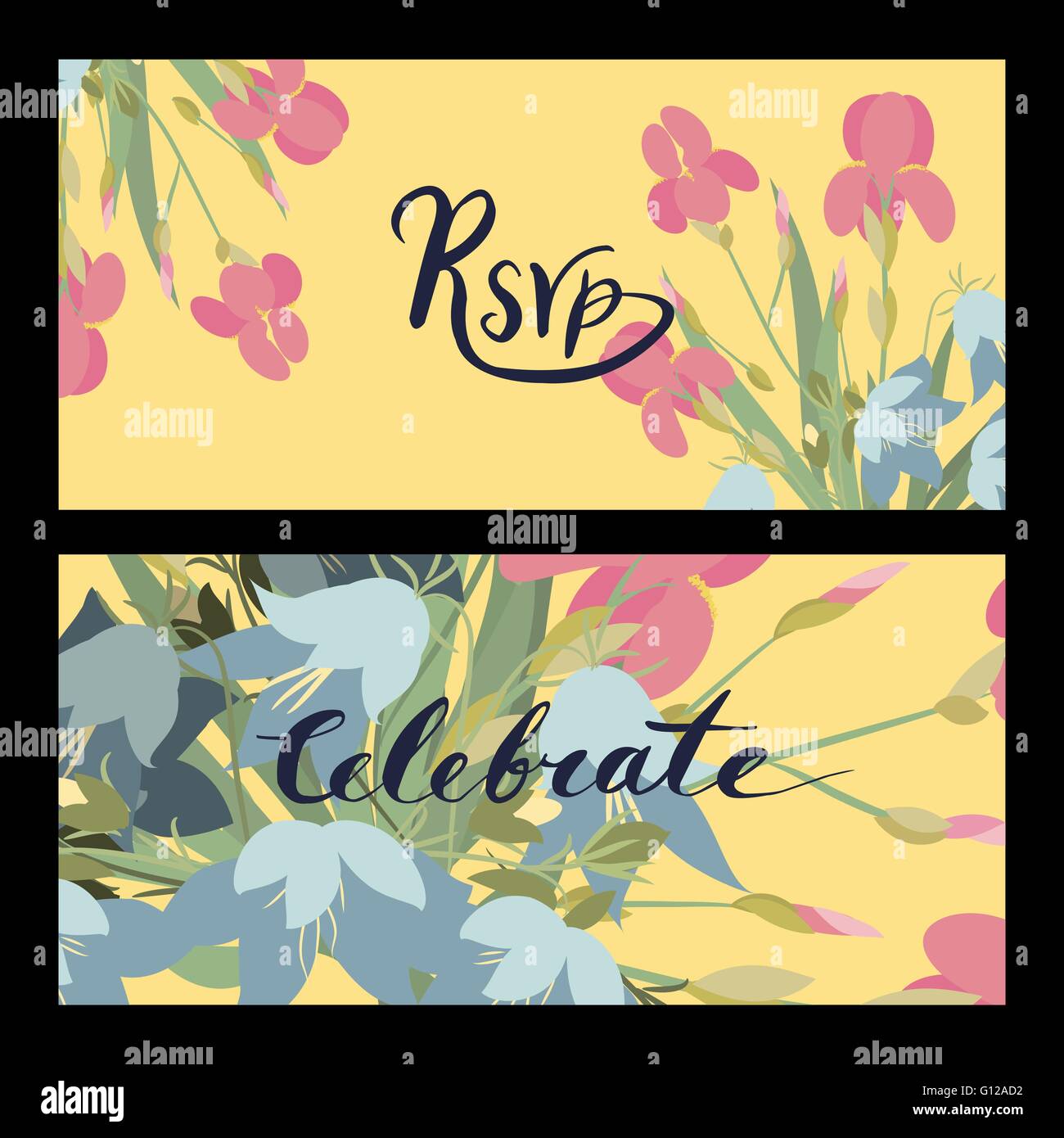 Iris bell Stock Vector Images - Alamy