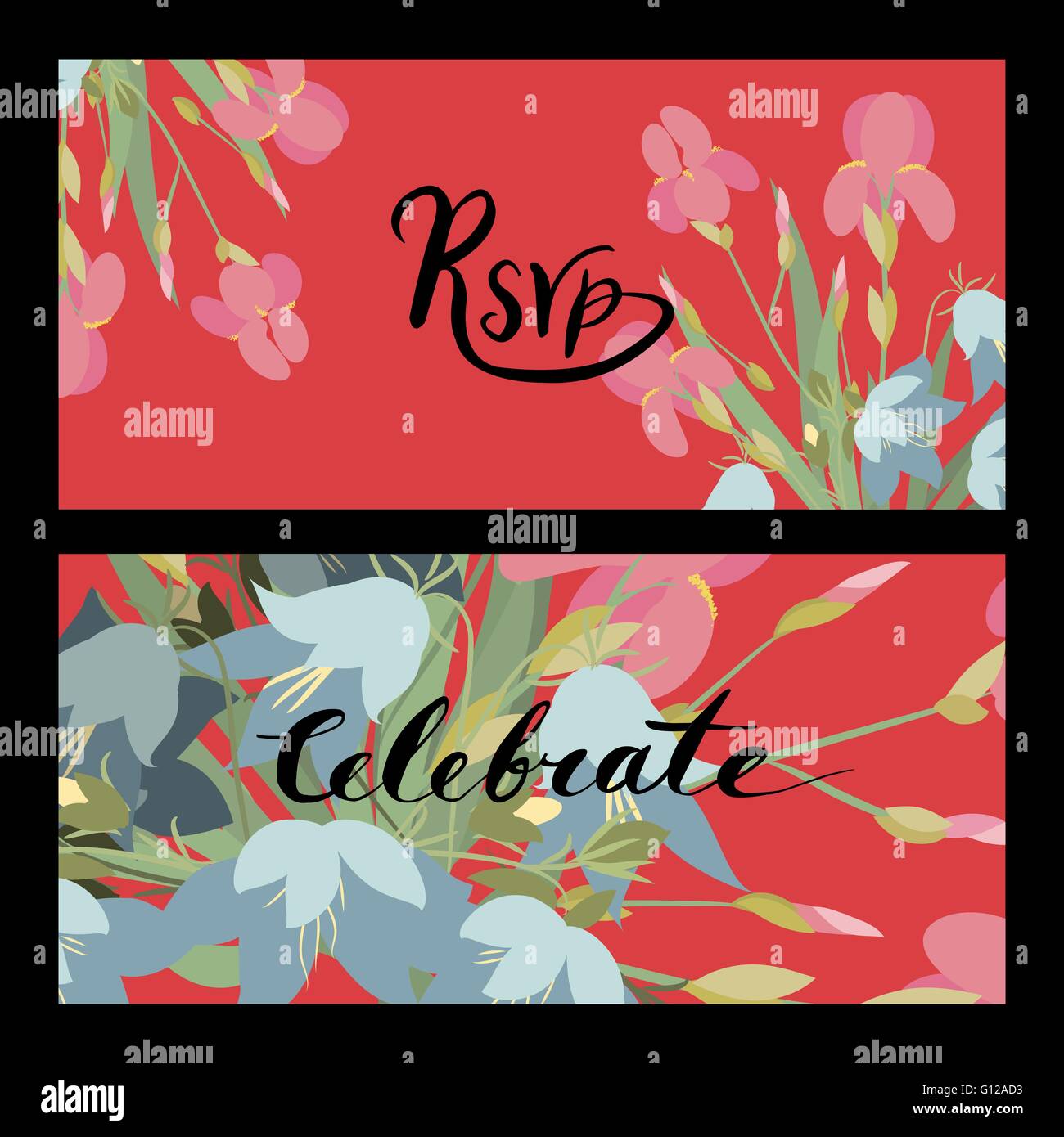 Iris bell Stock Vector Images - Alamy