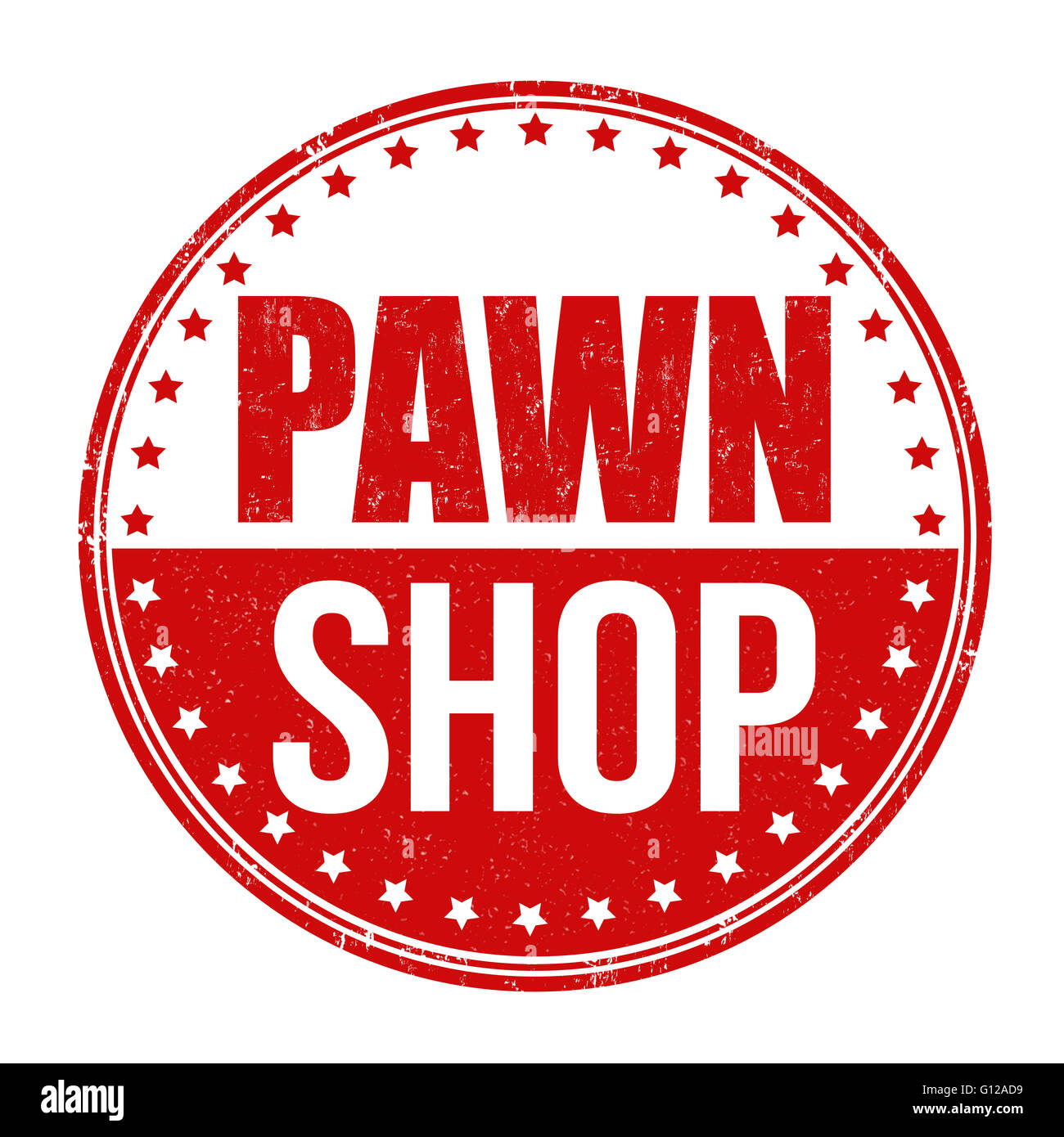 Pawn shop grunge rubber stamp on white background, vector illustration ...