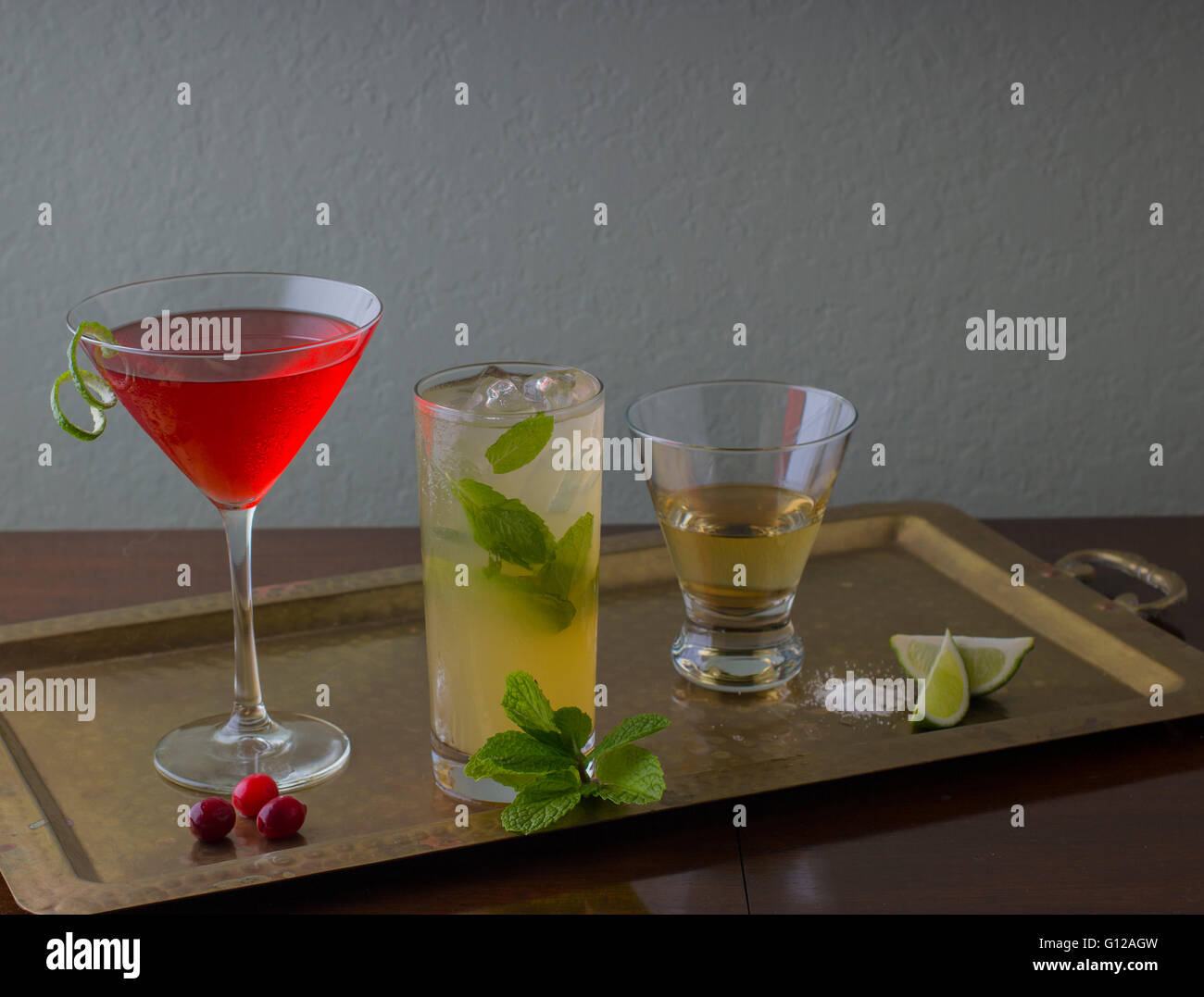 Cocktail assortment hi-res stock photography and images - Alamy