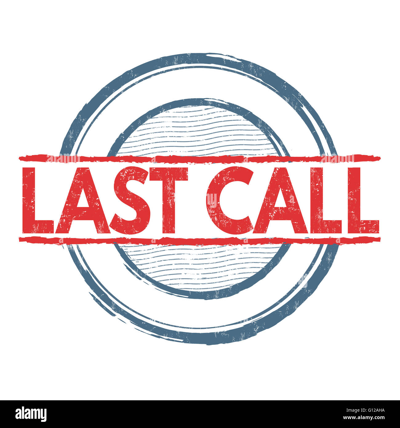 Last call grunge rubber stamp on white background, vector illustration ...