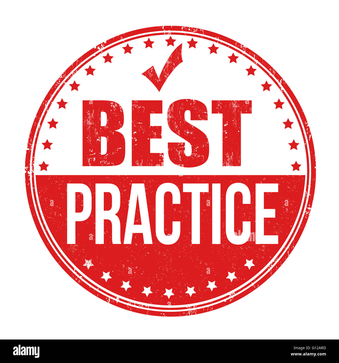 Best practice grunge rubber stamp on white background, vector ...