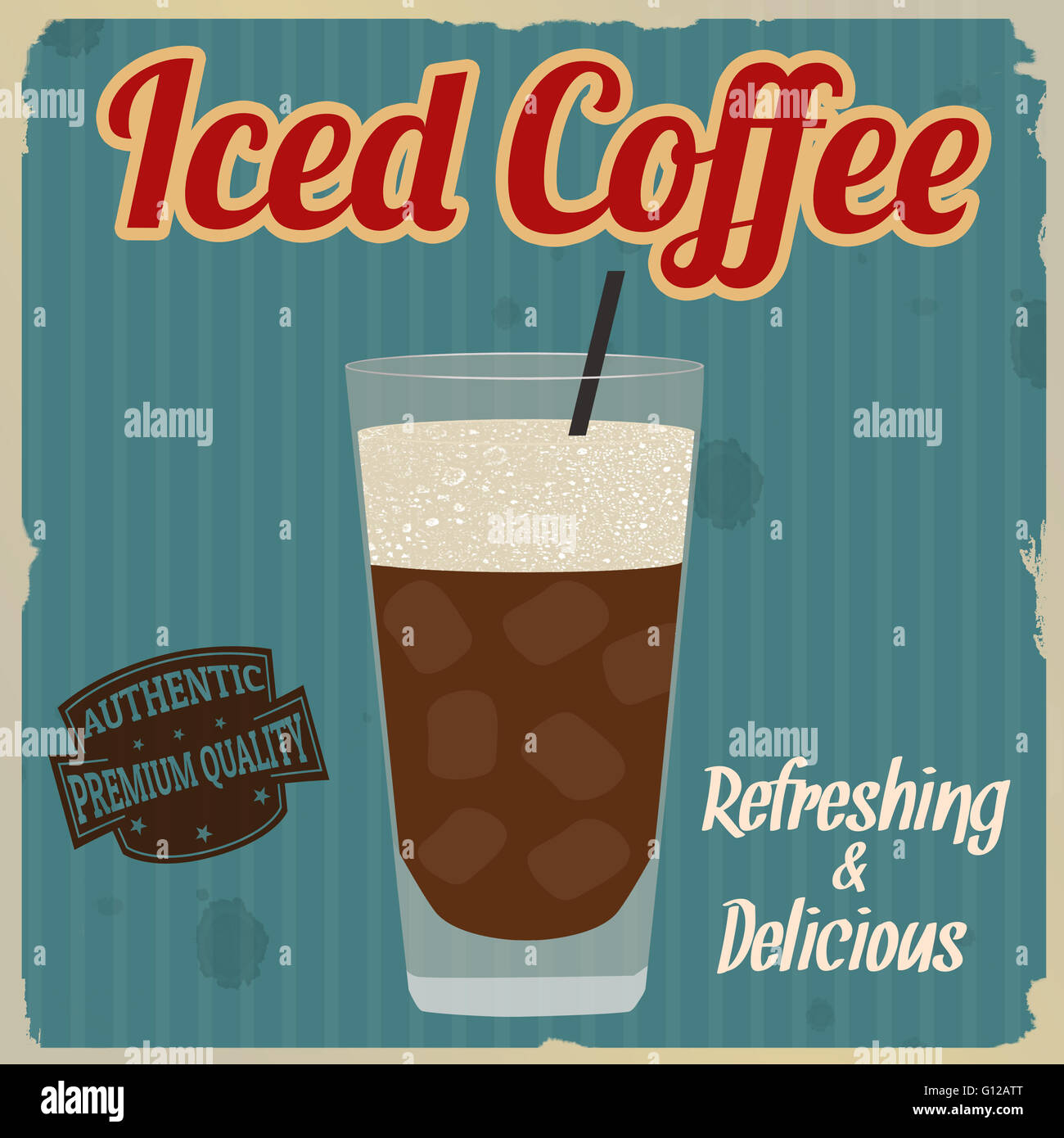 Iced Coffee Sign