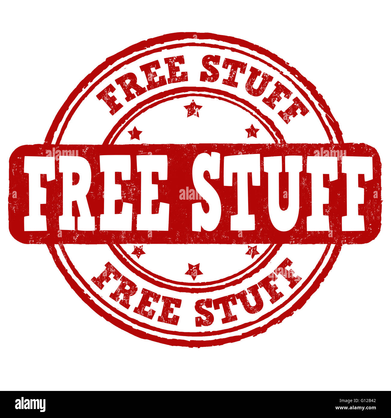 Free stuff grunge rubber stamp on white background, vector illustration ...