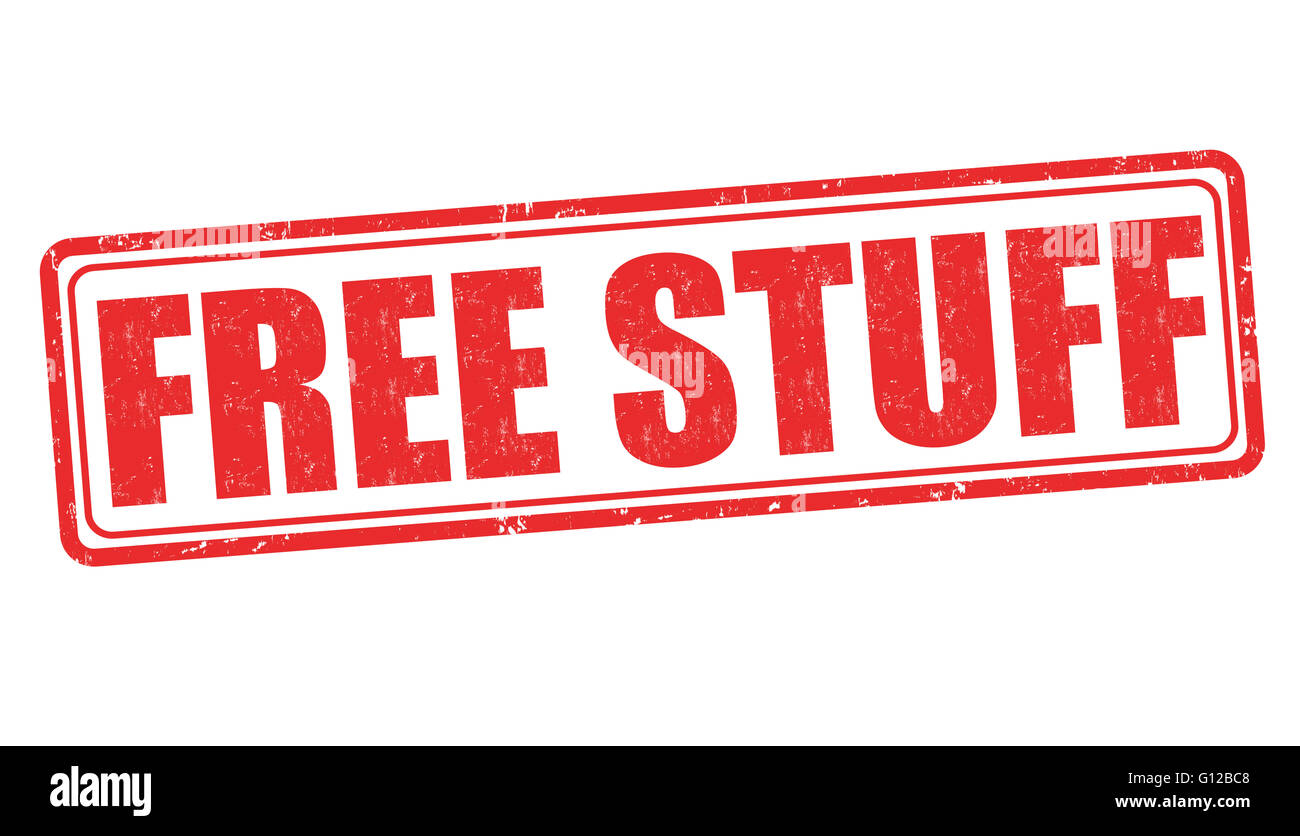 Free stuff grunge rubber stamp on white background, vector illustration ...