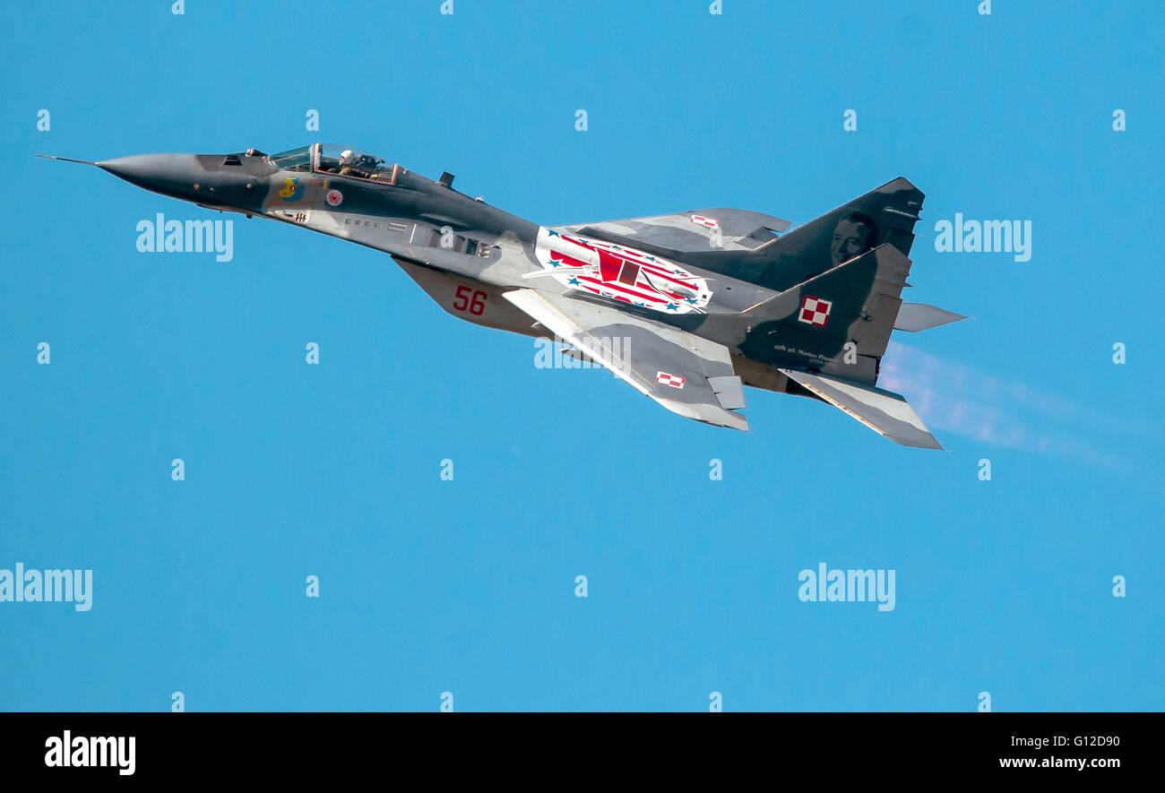 Polish air force mig 29 at the royal international air tattoo hi-res ...