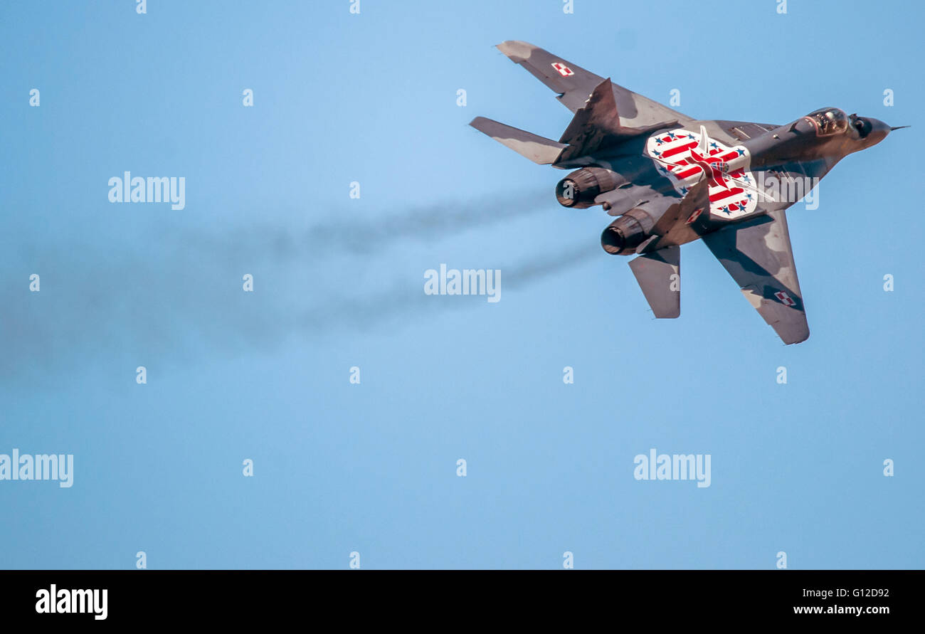 Polish air force mig 29 at the royal international air tattoo hi-res ...