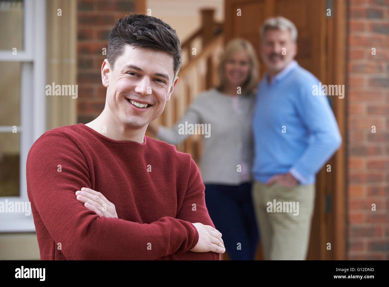 Man with his parents hi-res stock photography and images - Alamy