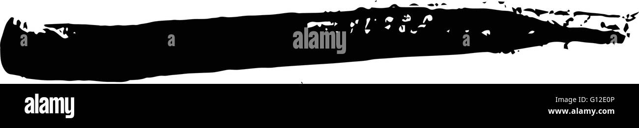 Brush Stroke Grunge Vector Textured Stock Vector Image & Art - Alamy