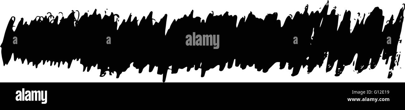 Brush Stroke Grunge Vector Textured Stock Vector Image & Art - Alamy