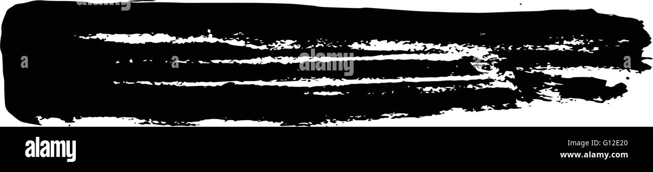 Brush Stroke Grunge Vector Textured Stock Vector Image & Art - Alamy