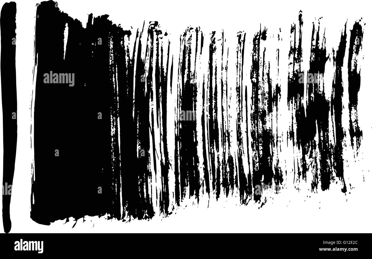 Brush Stroke Grunge Vector Textured Stock Vector Image & Art - Alamy