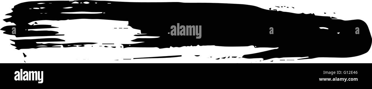 Brush Stroke Grunge Vector Textured Stock Vector Image & Art - Alamy