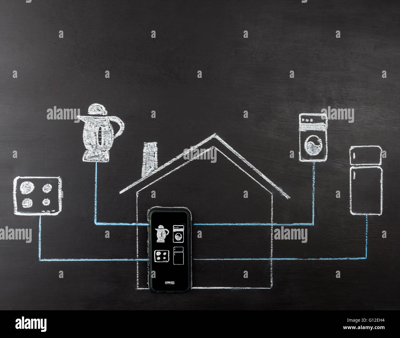 Smart home concept hand drawing hi-res stock photography and images - Alamy