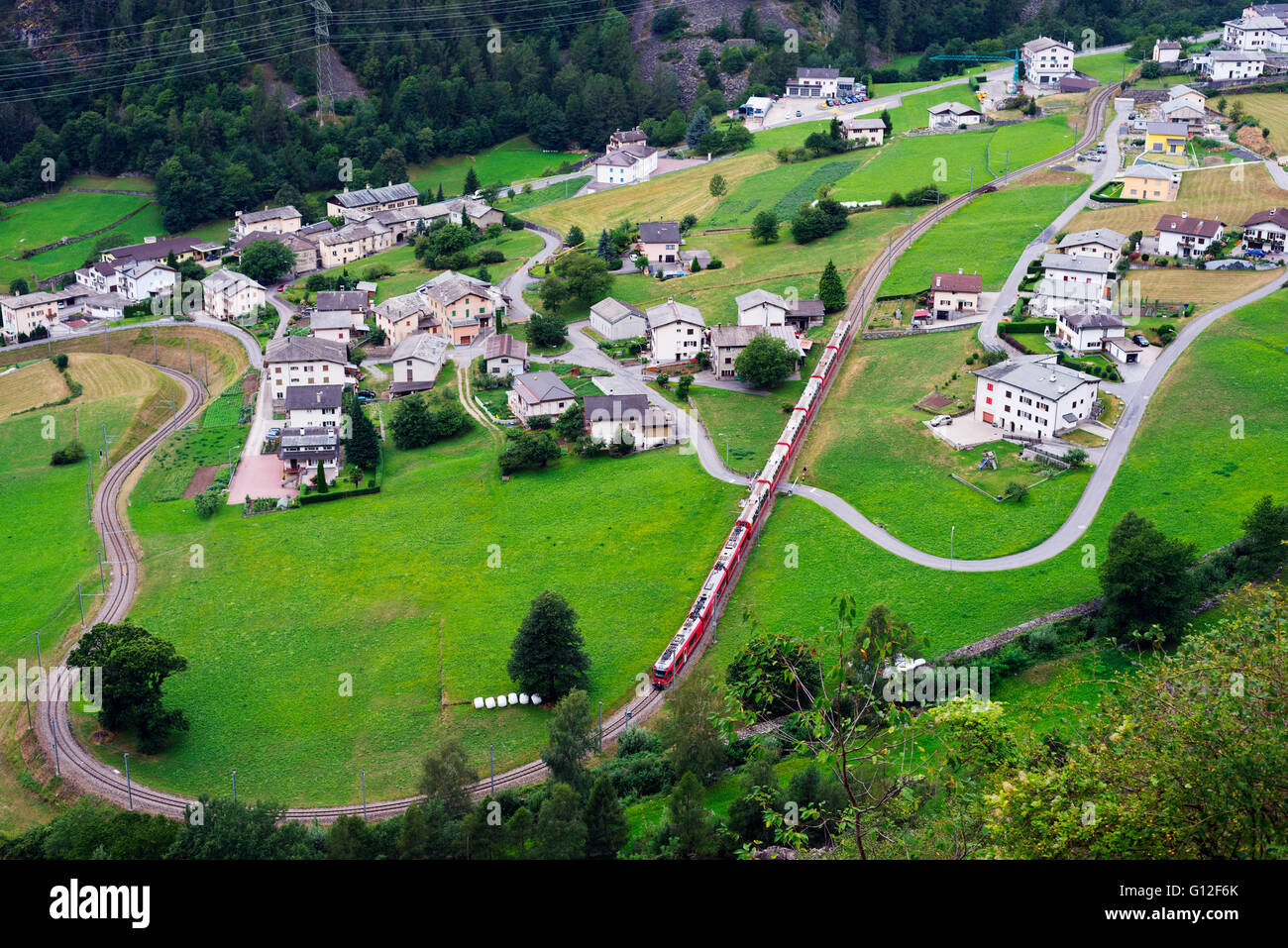 Aerial train track europe hi-res stock photography and images - Alamy