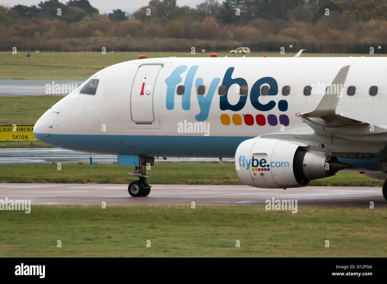 Flybe Embraer E175 narrow-body regional passenger plane (G-FBJJ ...