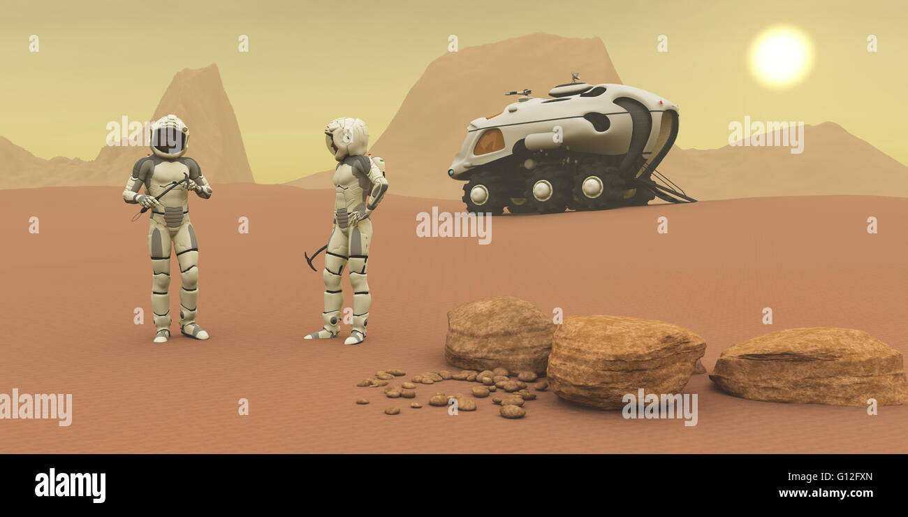 Two intrepid explorers talk together on the next phase of their ...